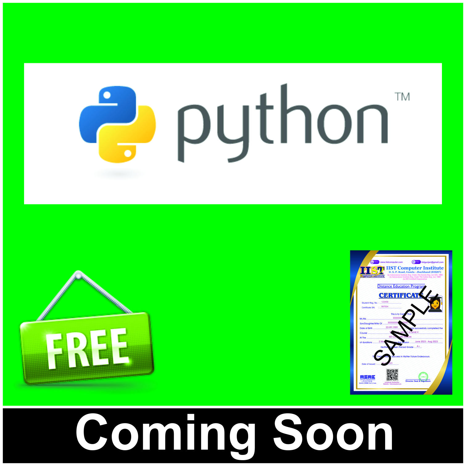 Welcome to IIST Computer Institute.